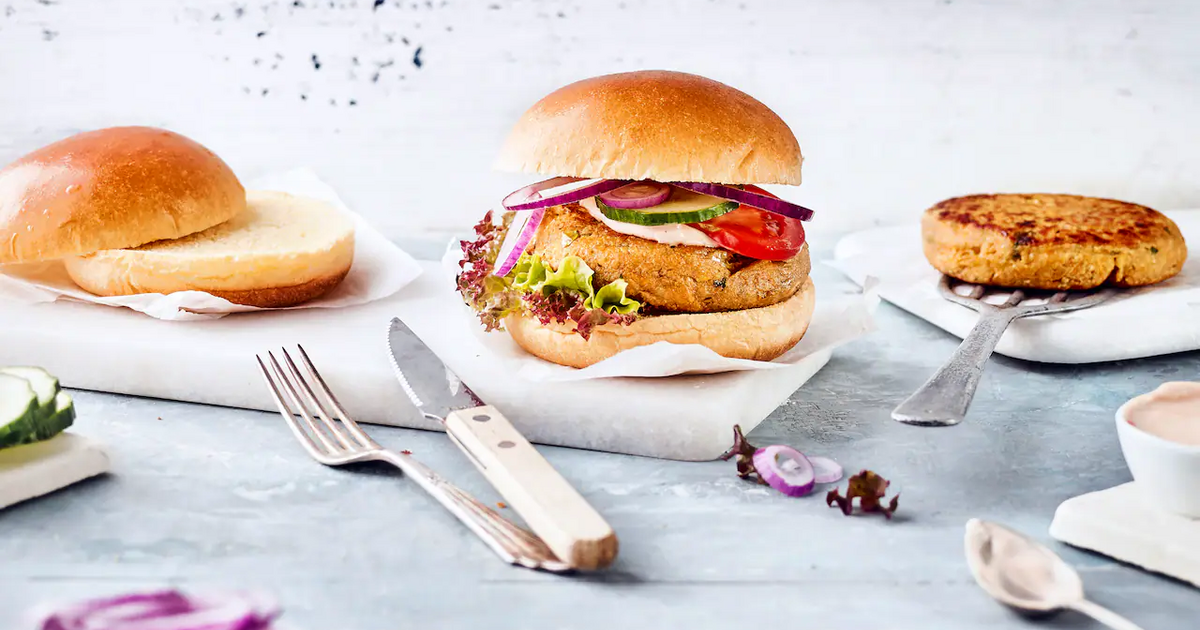 Veganer Gemüse-Burger | Pistons Edeka